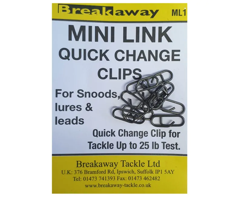 Breakaway Mini Link Quick Change Clips - Folkestone Tackle Shop - Ricks ...